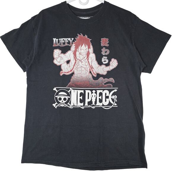 Ripple Junction | Shirts | Ripple Junction One Piece Luffy Black Tshirt ...